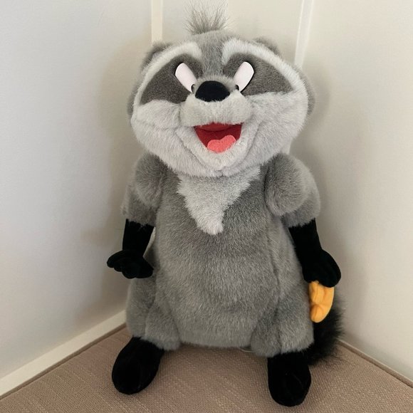 Disney | Toys | Disneyland Meeko Raccoon Plush Pocahontas Vintage 9s ...